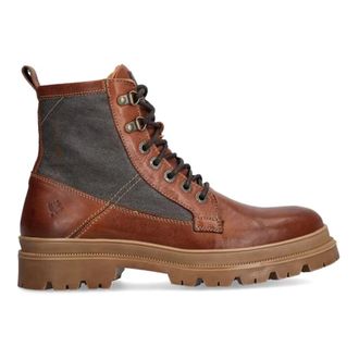 Canada Snow Cognac Leder Schn&uuml;rstiefel - - Shoes - Herren - Braun - 43 EU
