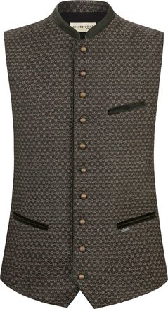 Stockerpoint Herren Dylon Trachtenweste, grün, 60