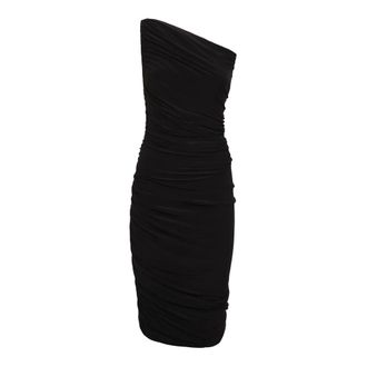 Norma Kamali Elegantes Schwarzes One-Shoulder Kleid - - Dresses - Damen - Schwarzk - L