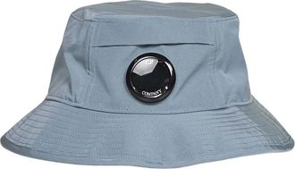 C.P. Company C.p. Company, unisex, Accessoires, Bleu, Taille: L Chrome-R Lens Bucket Hat