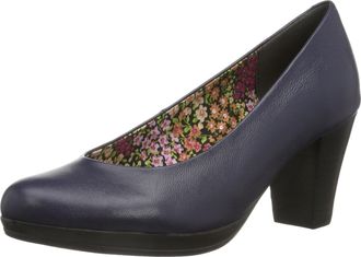 Andrea Conti 0597565 Damen Pumps, Blau (dunkelblau 017), EU 35