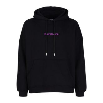 GCDS Hardcore Embroidered Hoodie - - Sweatshirts & Hoodies - Herren - Schwarzk - XS