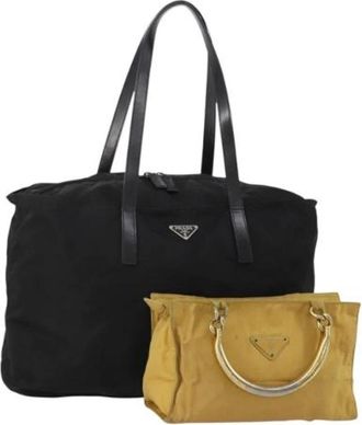 Prada Pre-owned Nylon sacs-prada - Femme - Pre-owned - Noir - Taille: ONE Size