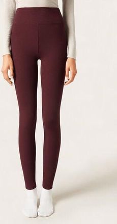 Calzedonia Leggings Mit Kaschmir Bordeaux