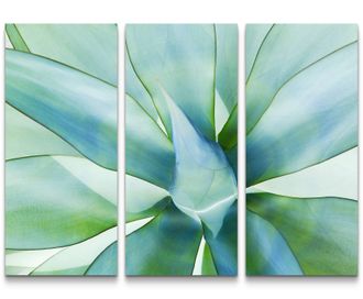 Paul Sinus Art Leinwandbilder | Bilder Leinwand 130x90cm abstrakte Pflanze schwarz, weiß