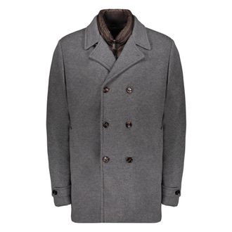 Moorer Bolgi-Le Peacoat - Homme - Manteaux - Gris - Taille: 5XL