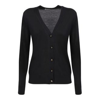 Tory Burch Femme, Pulls, Noir, Taille: 38 FR Simone Cardigan