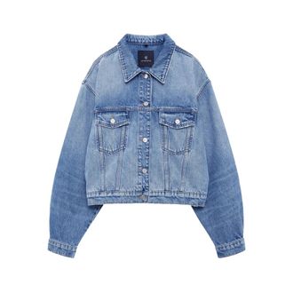Anine Bing Denim Shirt - - Blouses & Shirts - Damen - Blau - XS