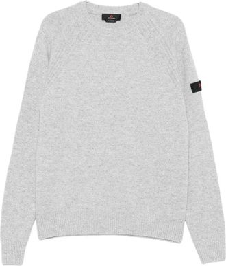 Peuterey pull à patch logo - Gris