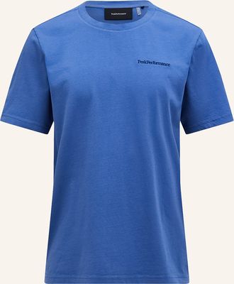 Peak Performance T-Shirt Original Small Logo blau