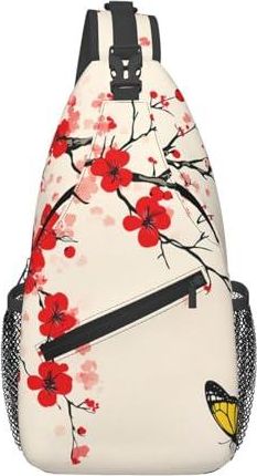 Generic The Butterfly Is In Full Bloom Sac &agrave; bandouli&egrave;re de voyage pour homme Sac &agrave; dos de randonn&eacute;e