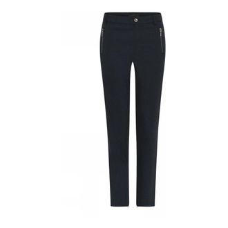 C.Ro Blaue Punkt-Rei&szlig;verschlusstaschenhose - - Trousers - Damen - Schwarzk - M