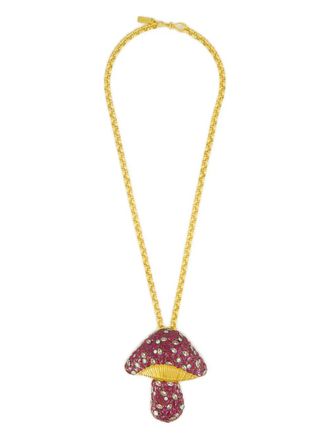 Begum Khan collier cha&icirc;ne &agrave; pendentif champignon - Or