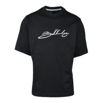 Dirk Bikkembergs Homme, Tops, Noir, Taille: L T-shirt en coton