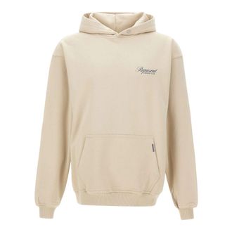Represent Owners Club Script Hoodie - - Sweatshirts & Hoodies - Herren - Beige - XL