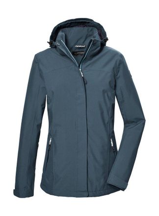 Killtec Outdoorjacke KOS 26 WMN JCKT Funktionsjacke: wasser- und winddicht, atmungsaktiv, abnehmbare Kapuze