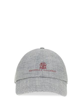 Brunello Cucinelli MV4549850 Baseball Cap - Gray