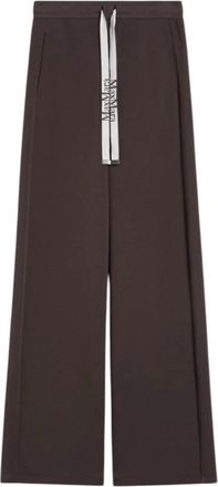 Max Mara Femme, Pantalons, Brun, Taille: 42 FR Bali Wide Pantalons
