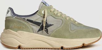 Golden Goose Baskets Running Sage Green/Black/Platinum