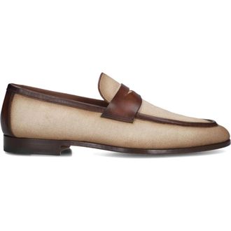 Magnanni Herren Loafers Elegante Braune Schuhe - - Shoes - Herren - Braun - 43 1/2 EU