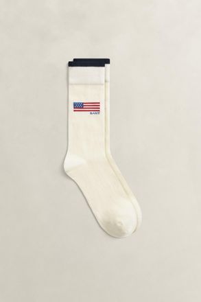 GANT Herren Graphic Socken (43-45) CREAM