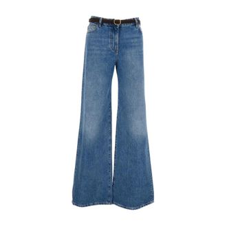 Elisabetta Franchi Hose Mod. Jeans mit G&uuml;rtel - - Jeans - Damen - Blau - W26