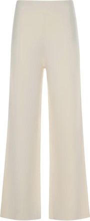 Max Mara Femme, Pantalons, Beige, Taille: 40 FR Wide Pantalons