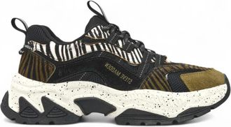 Steve Madden Femme, Chaussures, Noir, Taille: 38 EU Chunky Animalier Baskets