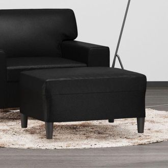 vidaXL Repose-pied Noir 70x55x41 cm Similicuir Vidaxl