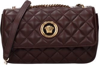Versace Femmes Sacs &agrave; bandouli&egrave;re Cuir Marron/Chocolat