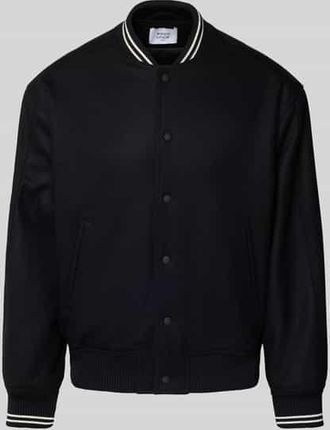 Maison Kitsun&eacute; Blouson mit gerippten Abschl&uuml;ssen