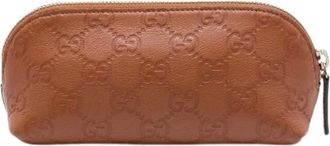 Gucci Pre-owned Vintage Pouch - Femme - Pre-owned - Brun - Taille: ONE Size