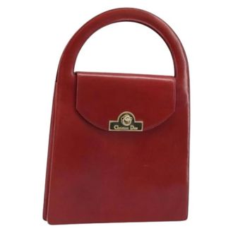 Dior Pre-owned Leather Hand Bag - - Pre-owned - Damen - Rot - ONE SIZE