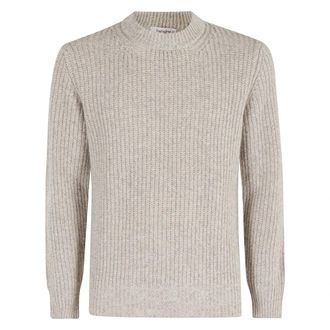KANGRA Indigo Rundhals Pullover - - Knitwear - Herren - Beige - 2XL