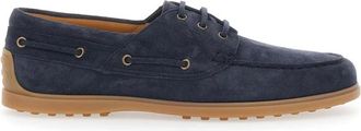 Tod's Homme, Chaussures, Bleu, Taille: 40 EU Boat Mocassins