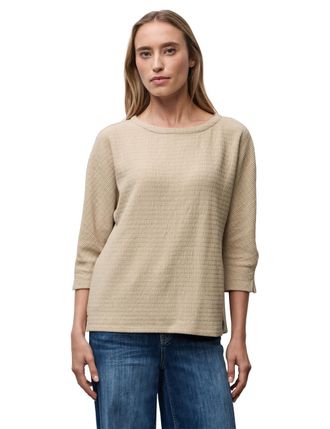 Street One Damen Glitzerndes Strukturshirt