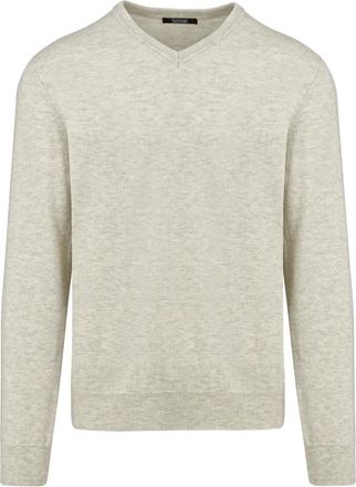 Bomboogie Homme, Pulls, Gris, Taille: 2XL Pull en col V en laine m&eacute;rinos
