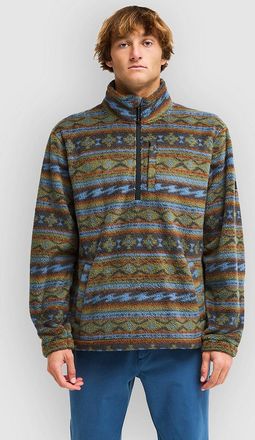 Billabong Boundary Mock Neck Half-Zip Fleece Pullover raven