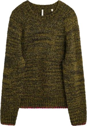 Sunflower Homme, Pulls, Vert, Taille: L Frederik Contrast Sweater