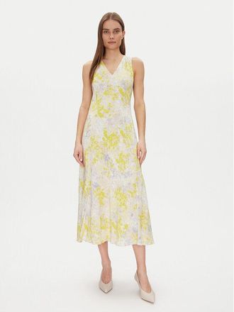 Calvin Klein Sommerkleid Print Abstract Vn Dress LV044B059G Gelb Regular Fit