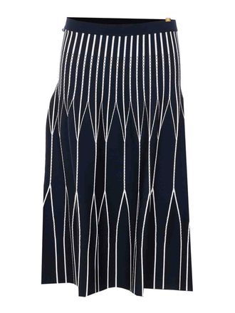 Elisabetta Franchi Jupe Midi - Noir