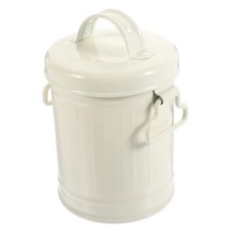 Garneck Mini-m&uuml;lleimer Mit Deckel Aus Eisen Schreibtisch-m&uuml;lleimer F&uuml;r Arbeitsplatten Stifthalter Mit Gro&szlig;er Kapazit&auml;t Aufbewahrungshalter F&uuml;r Kleinigkeiten U