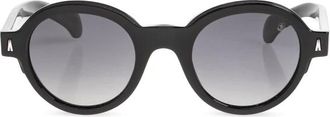 Moncler unisex, Accessoires, Noir, Taille: 47 MM Rondosa Round Lunettes de soleil