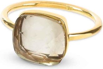 Amadeus Damen vegan Ring Sophia Prasiolith Gold