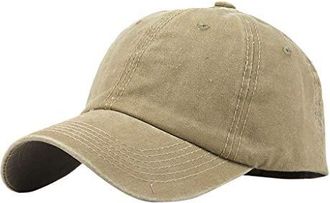 Generic Casquette de baseball unie avec visi&egrave;re pour camionneur, unisexe, casquette de baseball d&eacute;sordonn&eacute;e, casquette de baseball en forme danimal, kaki, Tai