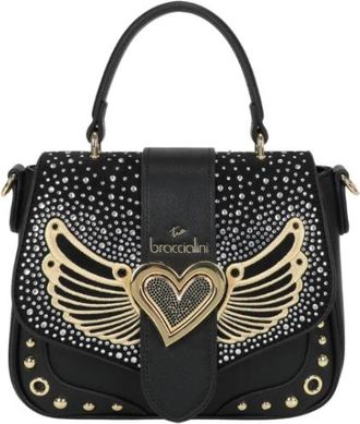 Braccialini Femme, Sacs, Noir, Taille: ONE Size Sac &agrave; main &agrave; poign&eacute;e