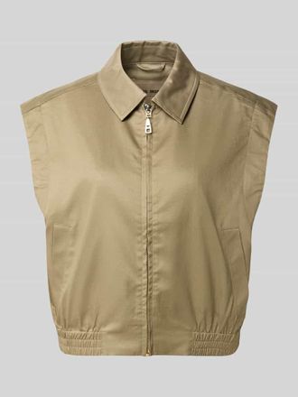 Mos Mosh Weste aus Lyocell-Mix mit Rei&szlig;verschluss Modell Kendall Billie