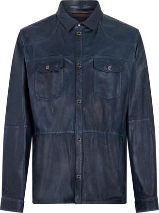 Moorer Homme, Vestes, Bleu, Taille: 2XL Bazille Jacket