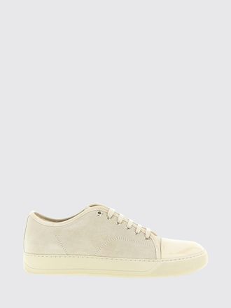 Lanvin Baskets basses DBB1 en daim avec bout en cuir verni