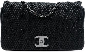 Chanel Hobo Bags - CC Quilted Astrakhan Flap - Gr. unisize - in Schwarz - für Damen